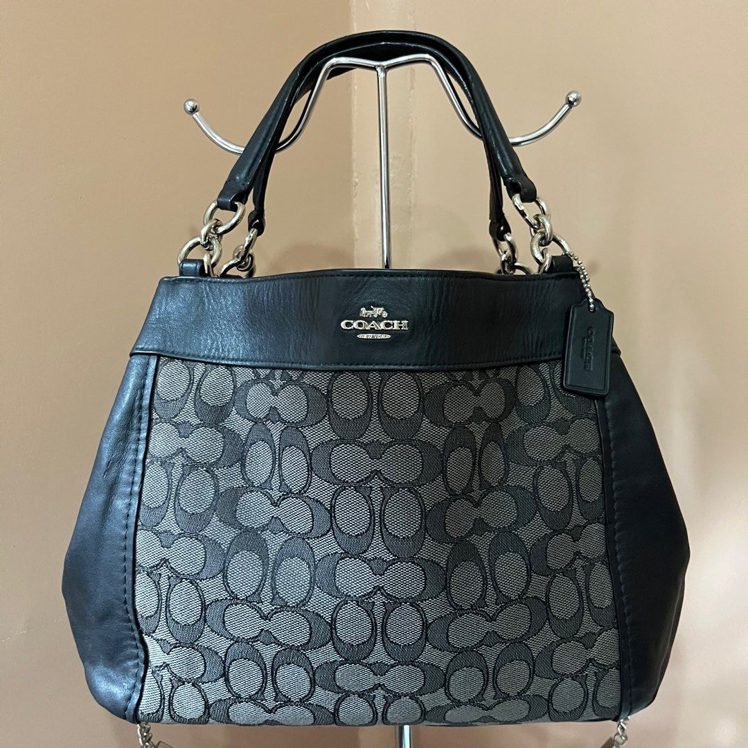 Coach Edie Lexy Signature Jacquard Bag, Luxury, Bags & Wallets on Carousell