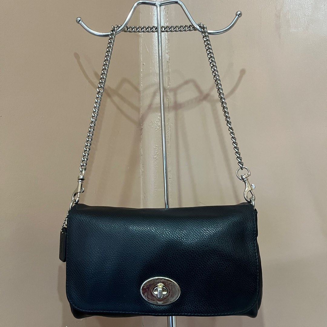 Coach Ruby Black Shoulder Bag, Luxury, Bags & Wallets on Carousell
