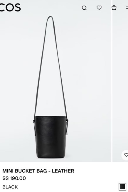 COS Bucket Bag, Women's Fashion, Bags & Wallets, Cross-body Bags on ...