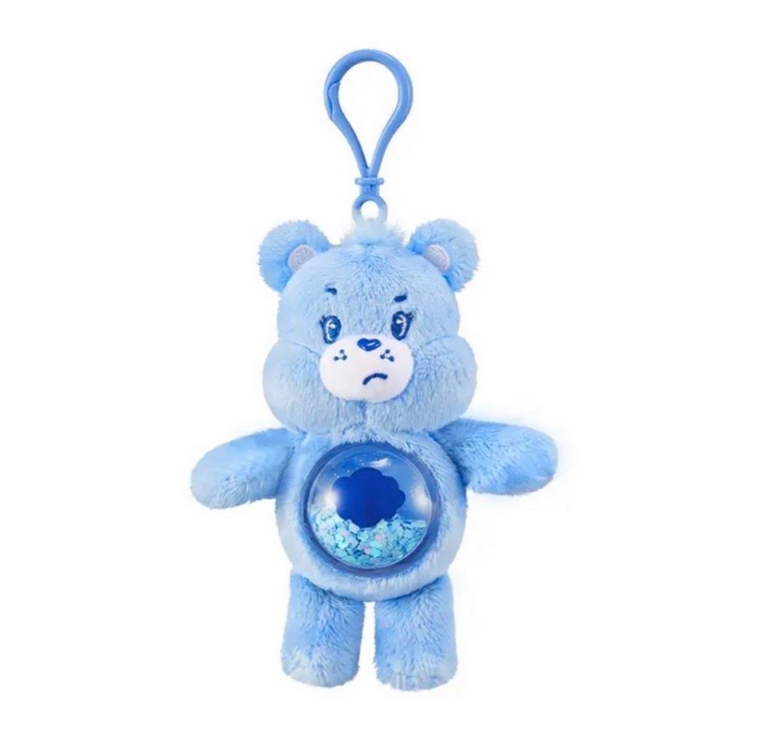 cozy life carebear grumpy bear blue popmart pendant plush, Hobbies ...