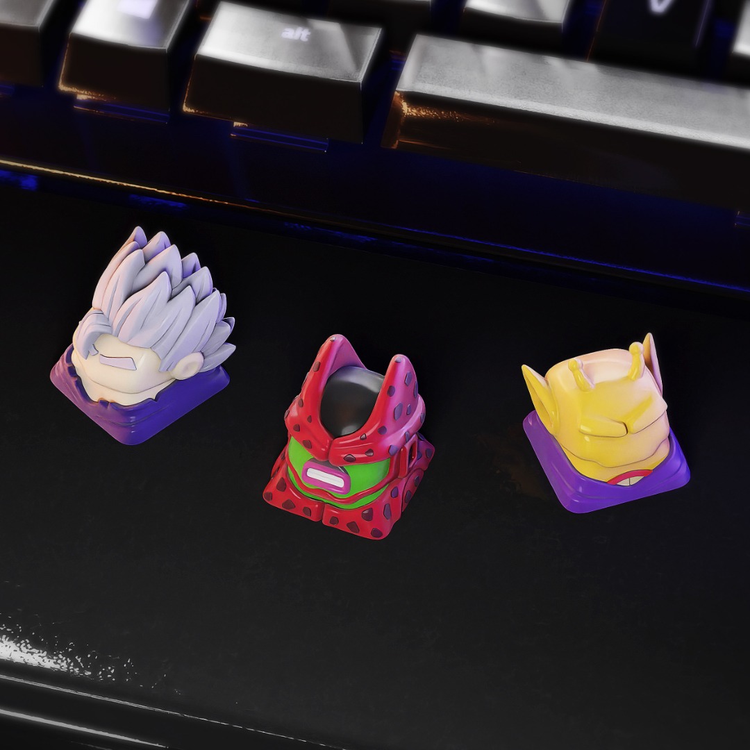 Dbz Keycaps Vol III - Dragon ball Super - Mechanical Keyboard ...