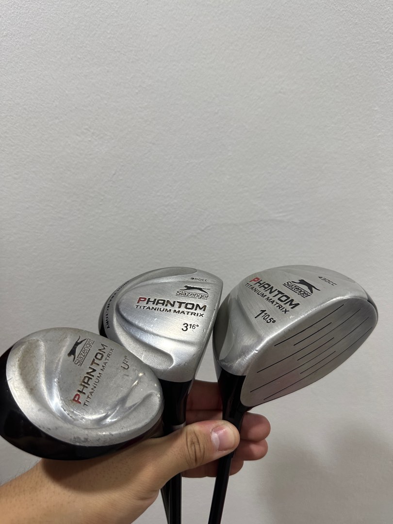 Driver and hybrids - Slazenger Phantom Titanium Matrix, Sports ...