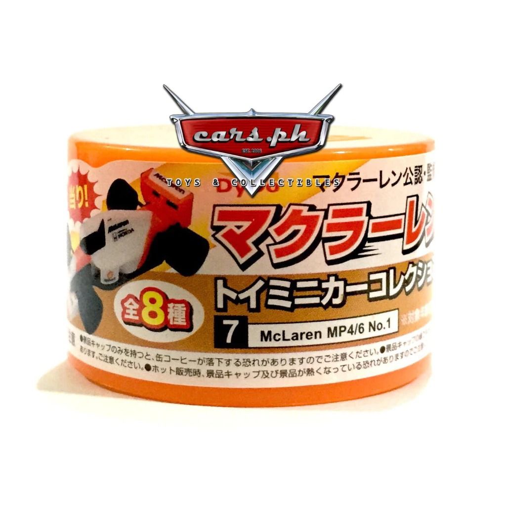 DyDo Coffee McLaren F1 MP4/6 Ayrton Senna Miniature Plastic F1 Car Collection, Hobbies & Toys ...