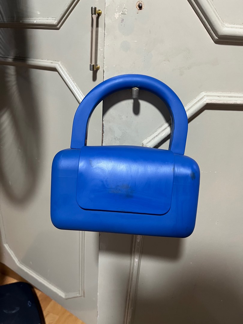 Electric Blue Rubber Bag, Women's Fashion, Bags & Wallets, Purses ...