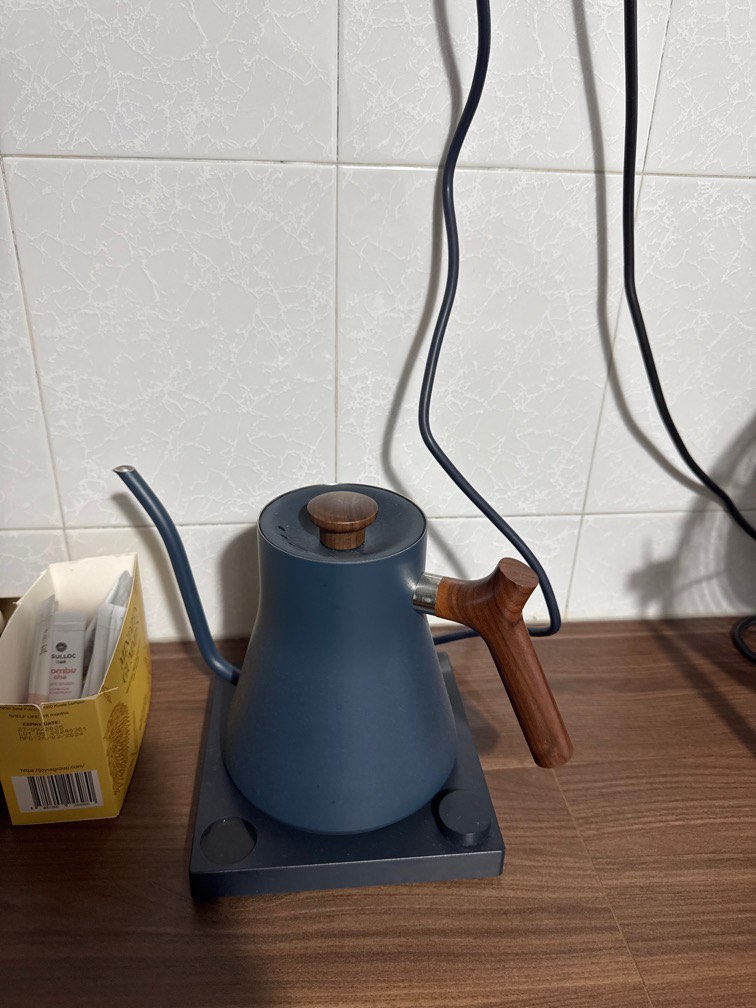 Fellow stagg ekg blue electric kettle, TV & Home Appliances, Kitchen ...
