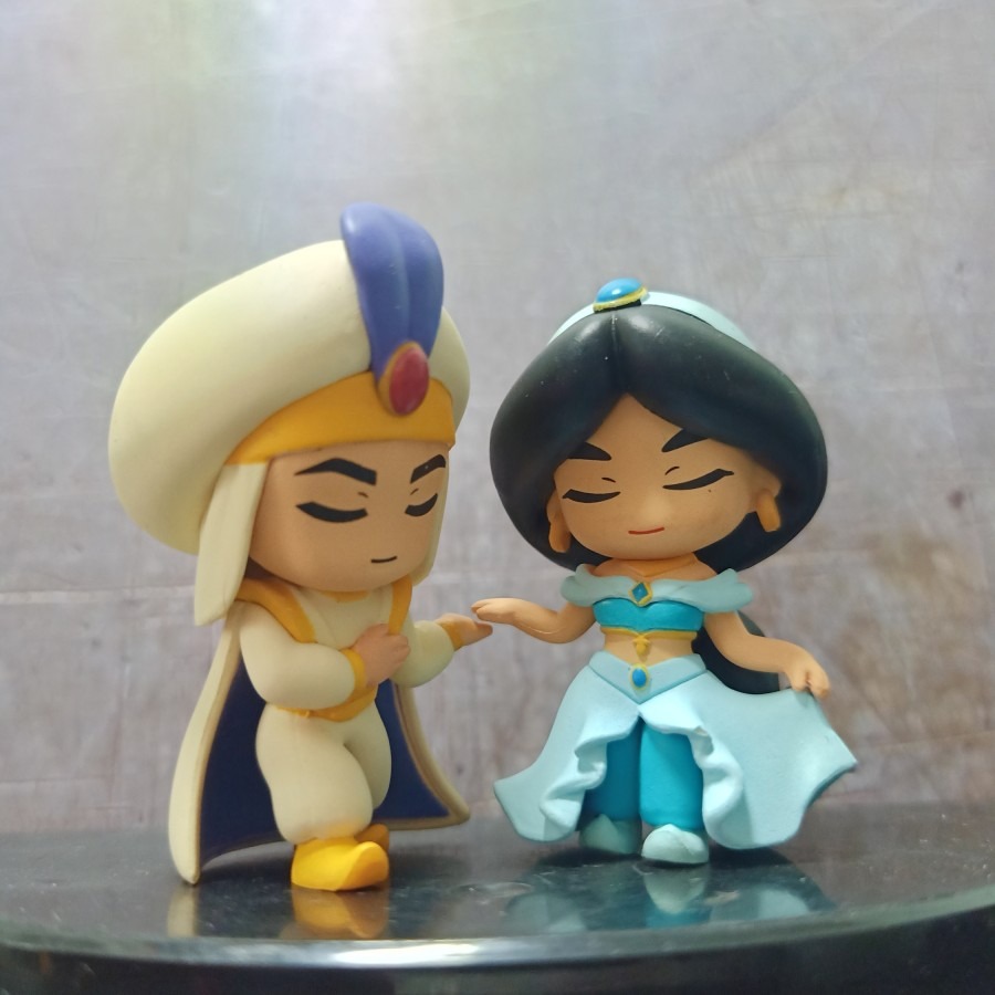 Figure Disney Aladdin Character Princess Jasmine and Prince Ali Aladdin ...