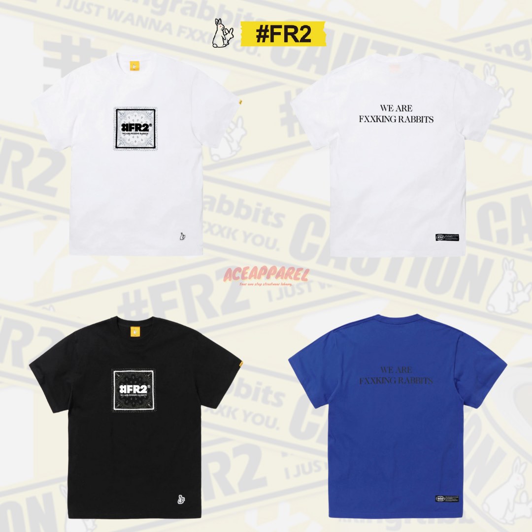 FR2 Box Paisley Logo Tee, Men's Fashion, Tops & Sets, Tshirts & Polo Shirts on Carousell