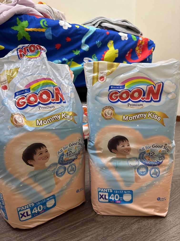 Goon diapers - XL, Babies & Kids, Bathing & Changing, Diapers & Baby Wipes on Carousell