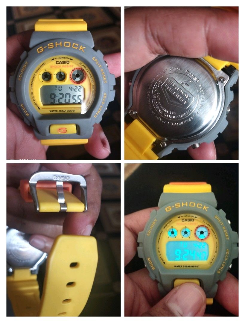 gshock retro 90s sports series dw-6900y-9, Men's Fashion, Watches ...