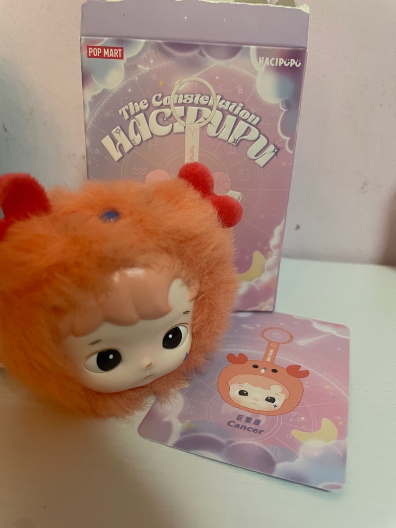 Hacipupu cancer keychain popmart, Hobbies & Toys, Toys & Games on Carousell