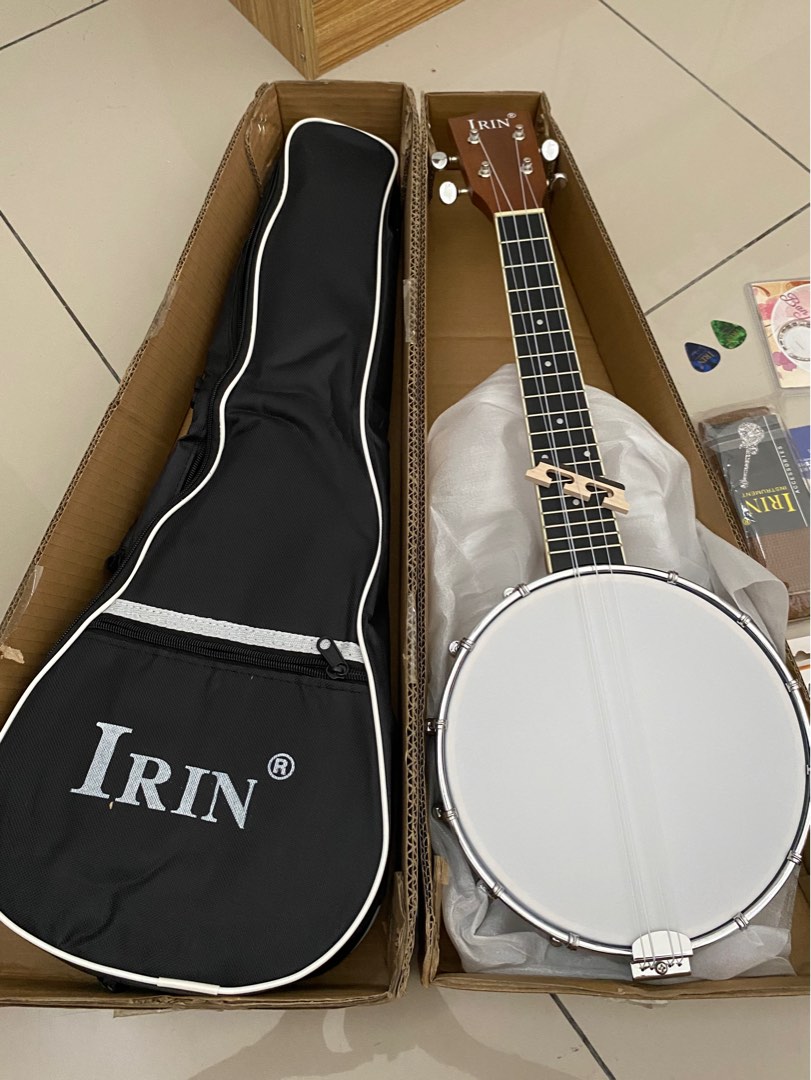 IRIN Professional Banjo 4 Strings (NEW), Hobbies & Toys, Music & Media ...