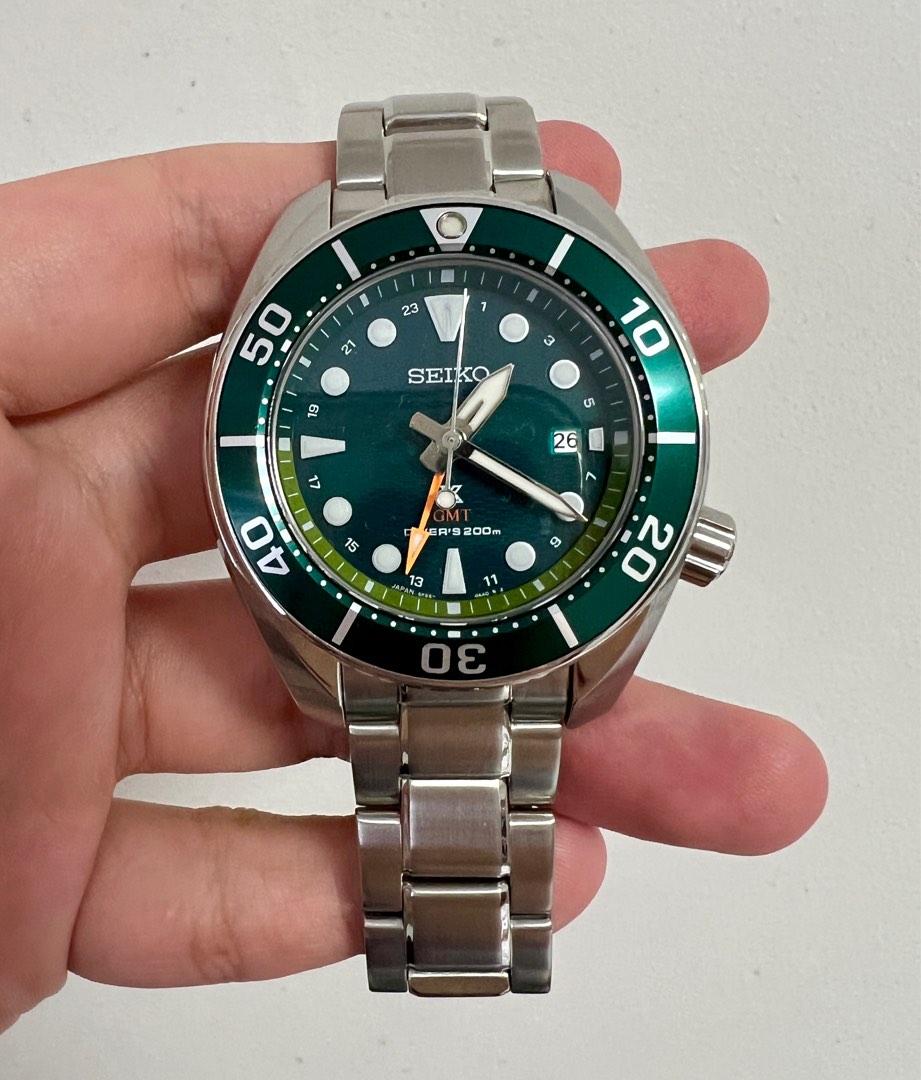 Japan Made Seiko Prospex SFK003J1 Solar GMT Sumo Hulk Divers Men's ...