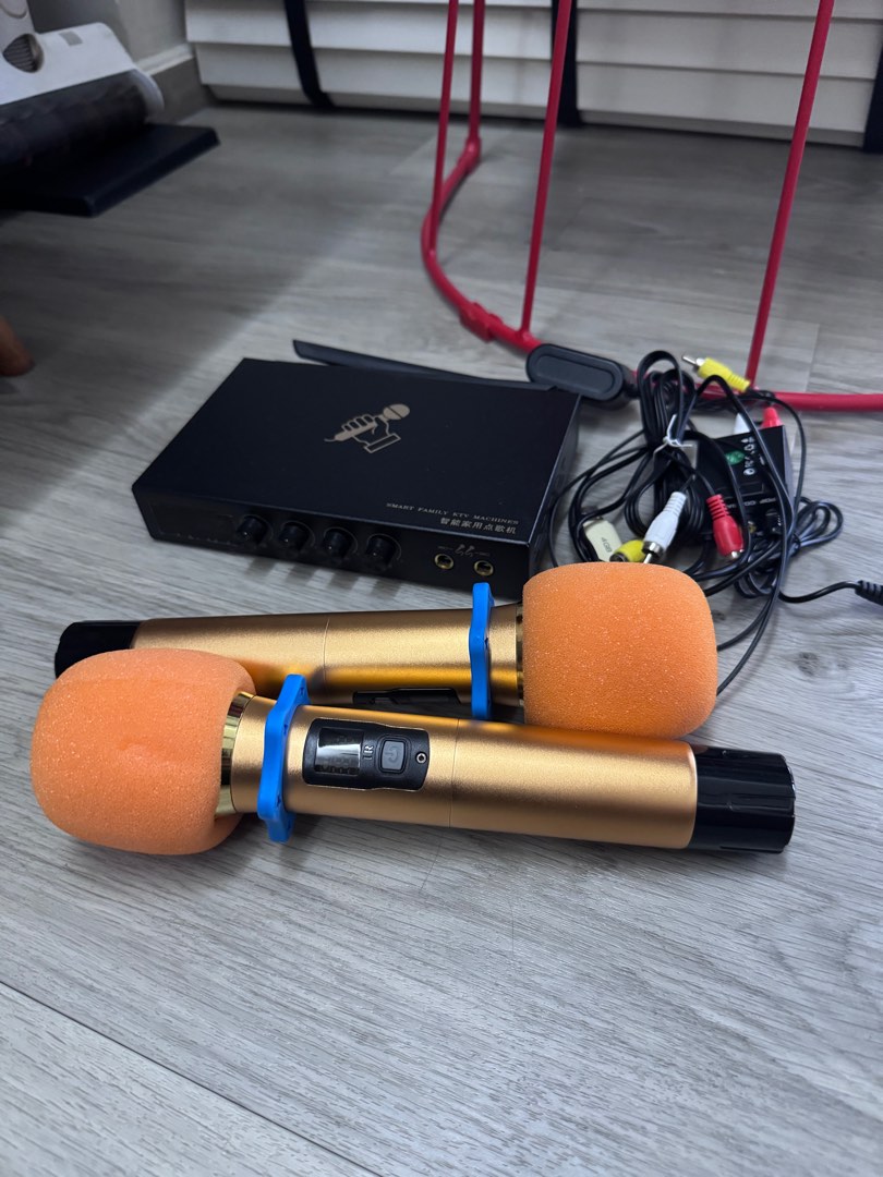 K Sing Max Home karaoke set K6 Max & Opt adapter, Audio, Microphones on ...