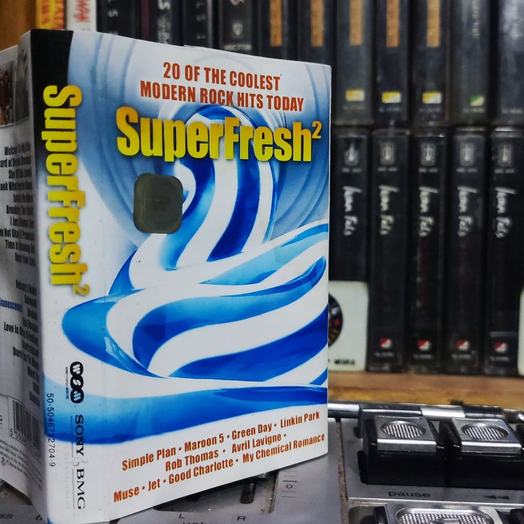 Kaset Pita - Super Fresh 2 - Kompilasi Barat - Simple Plan - Maroon 5 ...