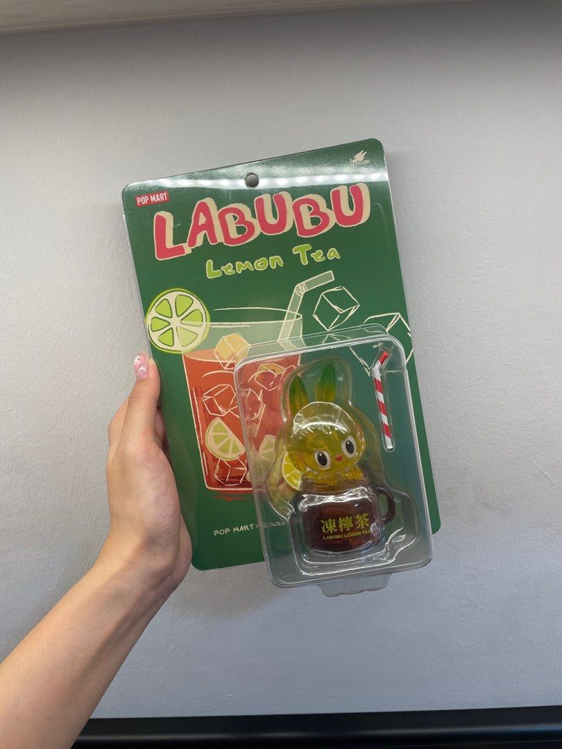 Labubu Lemon Tea Figurine, Hobbies & Toys, Toys & Games on Carousell