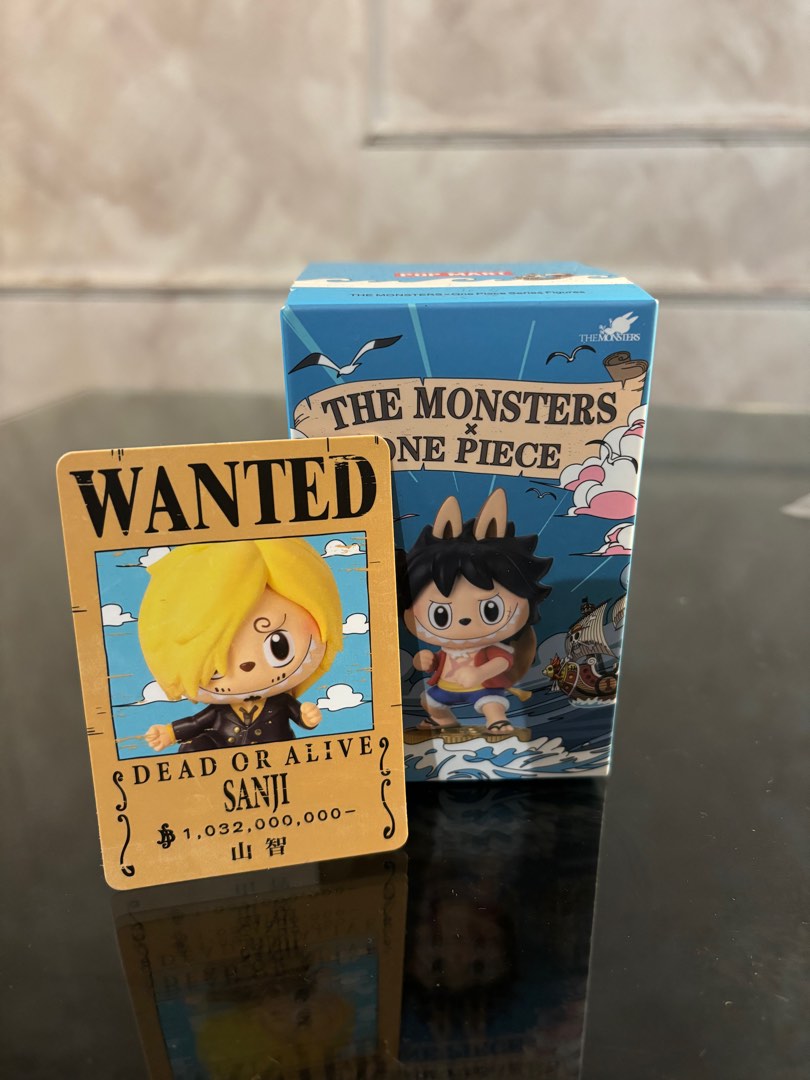Labubu x One Piece Sanji, Hobbies & Toys, Toys & Games on Carousell