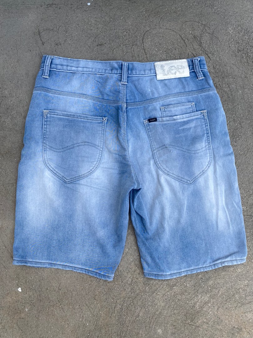 Lee Light Washed Jorts, Men's Fashion, Bottoms, Shorts on Carousell