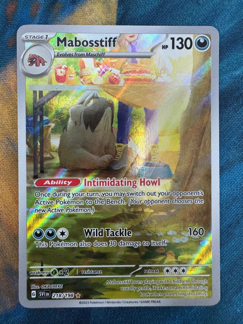 Mabosstif toedscool wiglett starly clauncher IR sv01 scarlet & violet ...