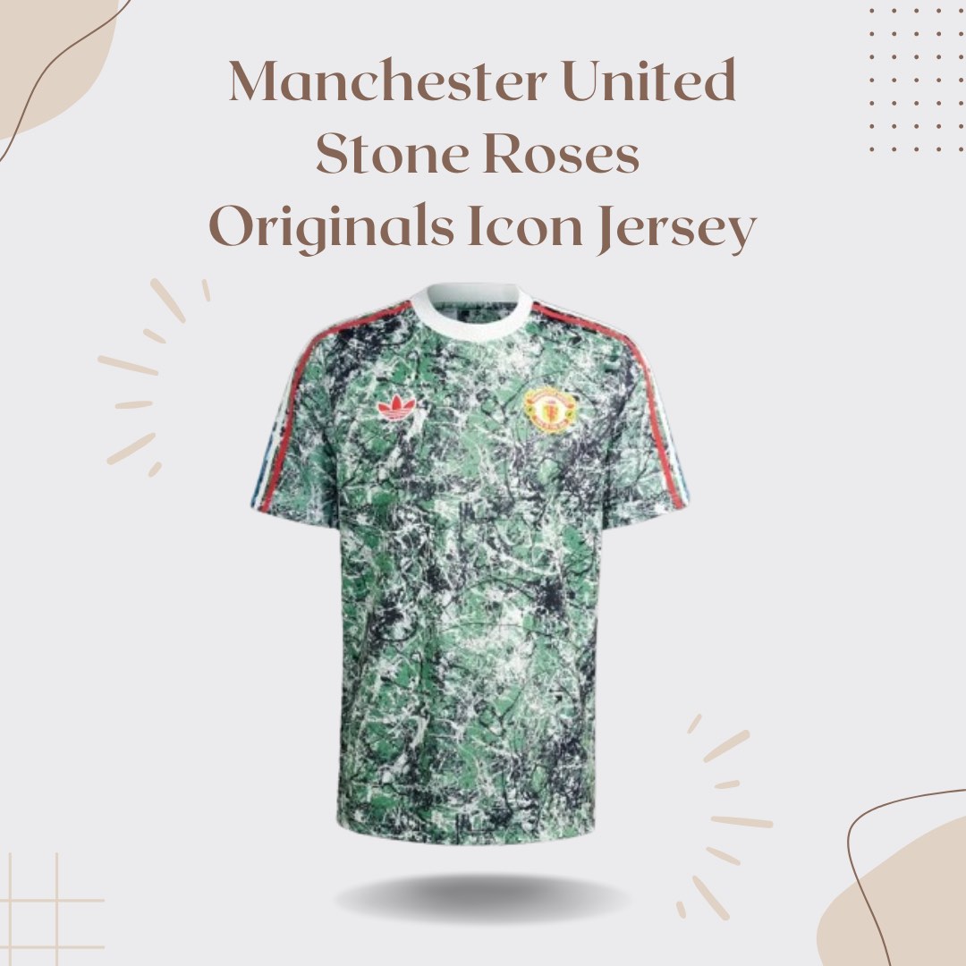 Manchester United Stone Roses Originals Icons Football Jersey Baju ...