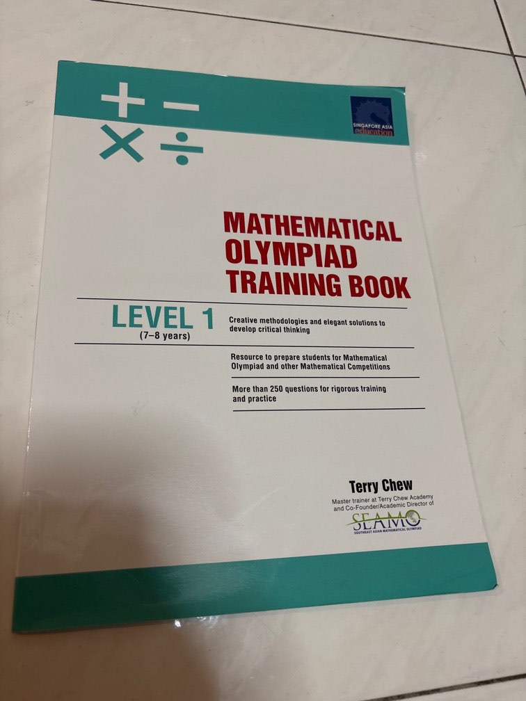 Math Olympiad training book level 1 Terry Chew, Hobbies & Toys, Books ...