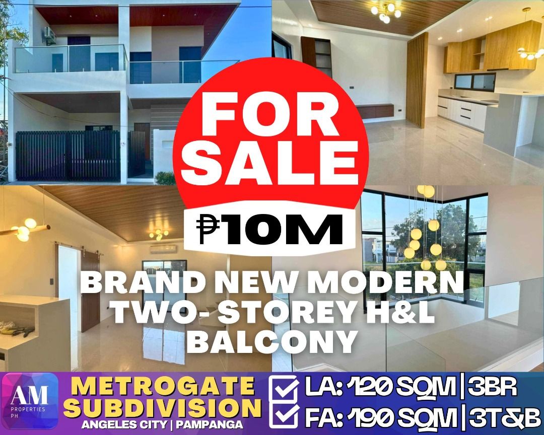 Metrogate Subdivision Angeles City, Pampanga Brand New Modern Two ...