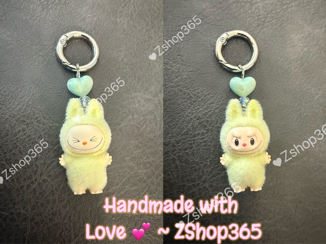 [Mini Mint Furry Labubu] Bag Charm | Handphone Charm | Keychain ...
