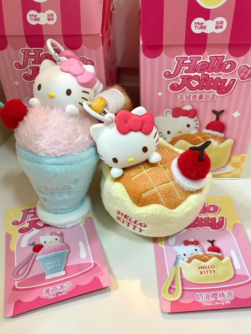 Miniso x MarTUBE Hello Kitty Scented Widgets Blind Box, Hobbies & Toys ...