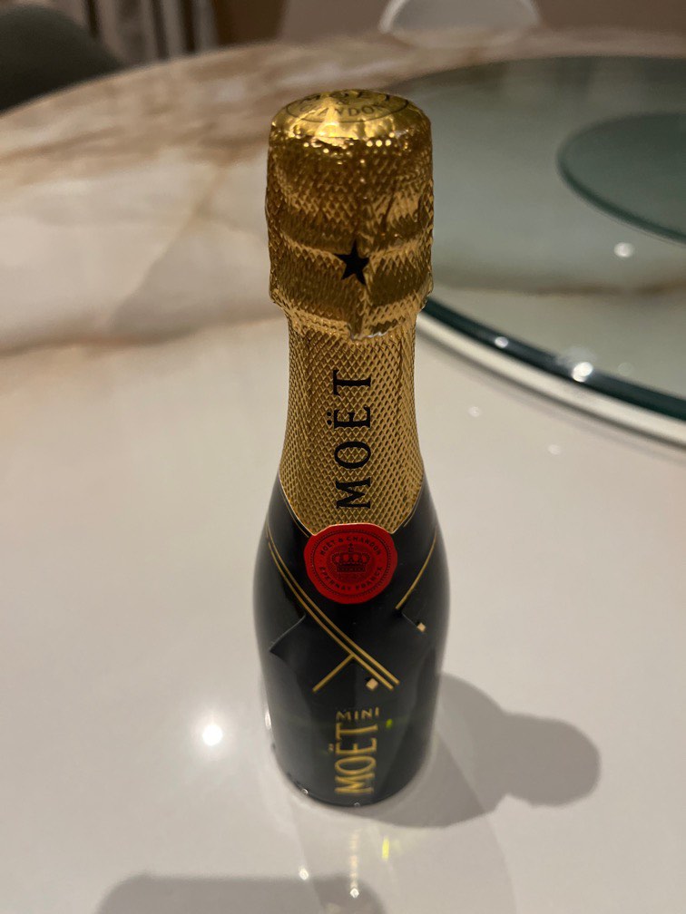 Moet mini, Food & Drinks, Alcoholic Beverages on Carousell
