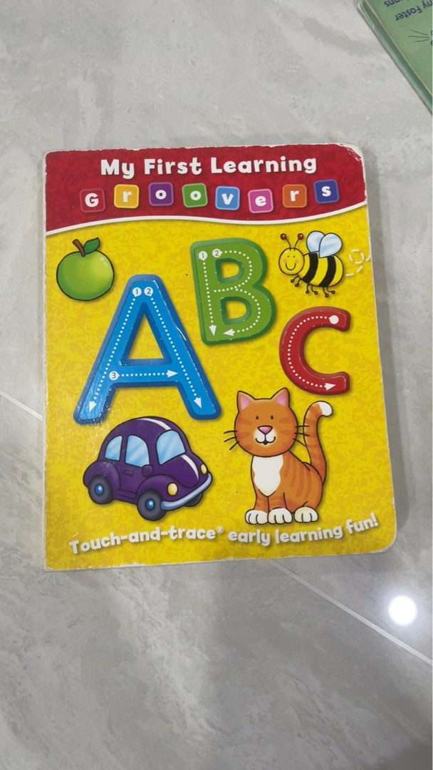 My First Learning Groovers ABC Touch-and-Trace Book, Hobbies & Toys ...