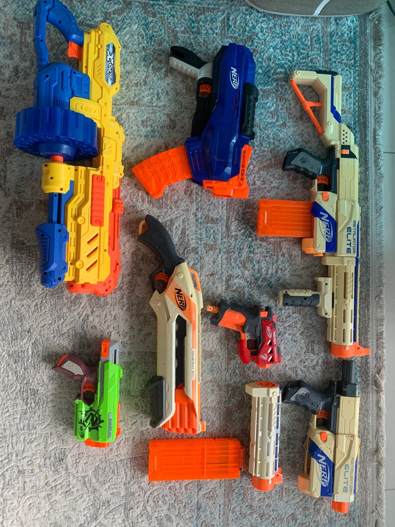 Nerf Bundle, Hobbies & Toys, Toys & Games on Carousell