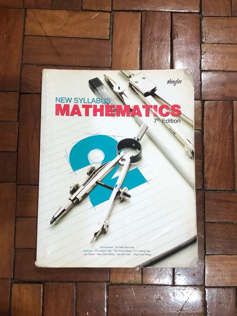 New Syllabus Mathematics 2 7th Edition by shinglee, Hobbies & Toys ...