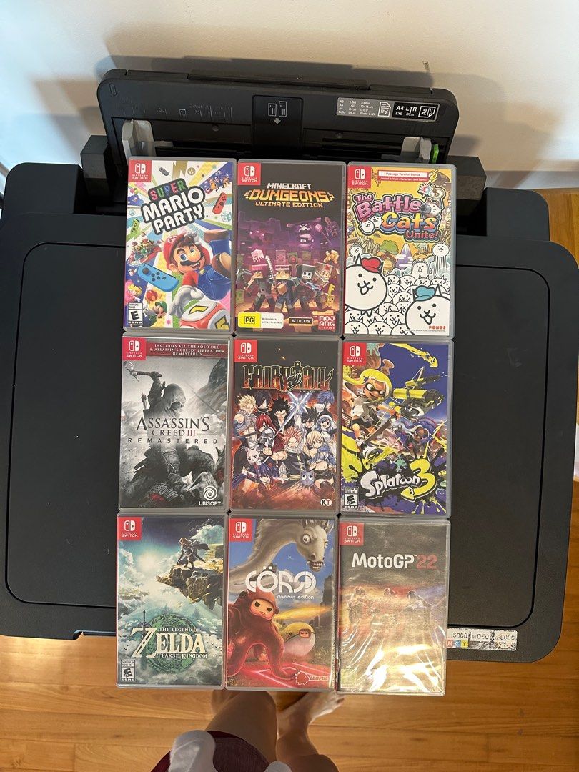 Nintendo Switch game Super Mario party / Minecraft dungeons / Battle ...
