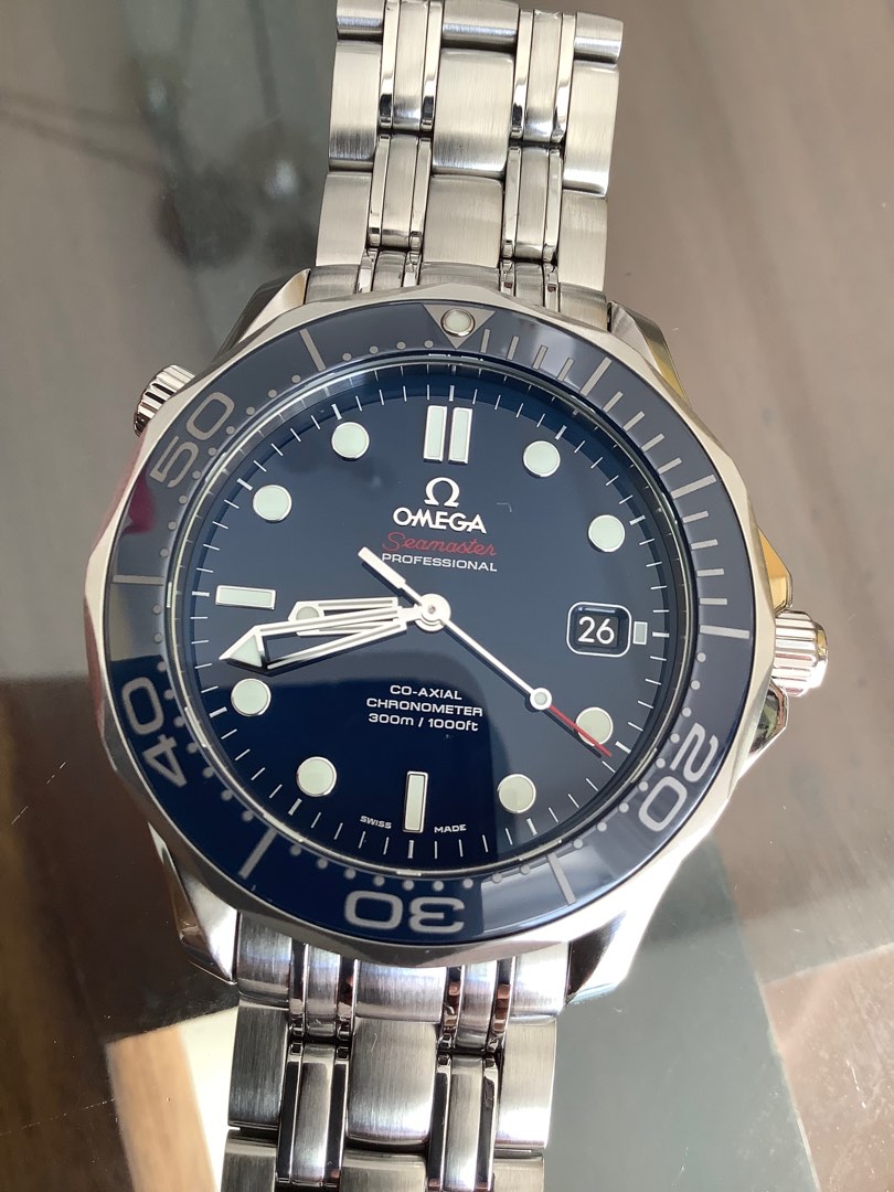 OMEGA SEAMASTER DIVER 300M CERAMIC BEZEL 41MM, Luxury, Watches on Carousell