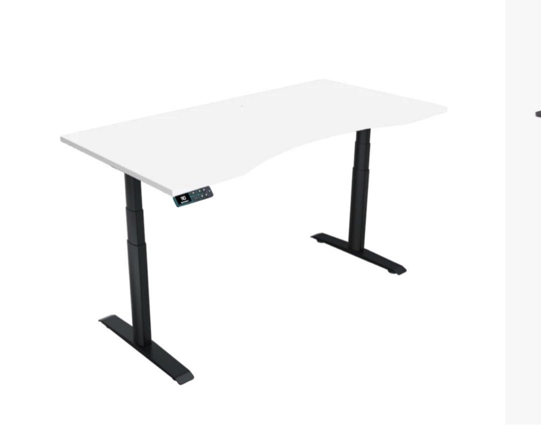 Omnidesk Ascent Table Top (Ergo Curve) - Large White (153cmx76cm) ikea ...