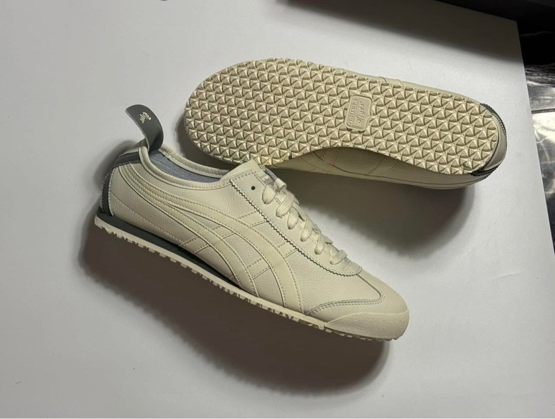 Onitsuka Cream Sage, Women's Fashion, Footwear, Sneakers on Carousell