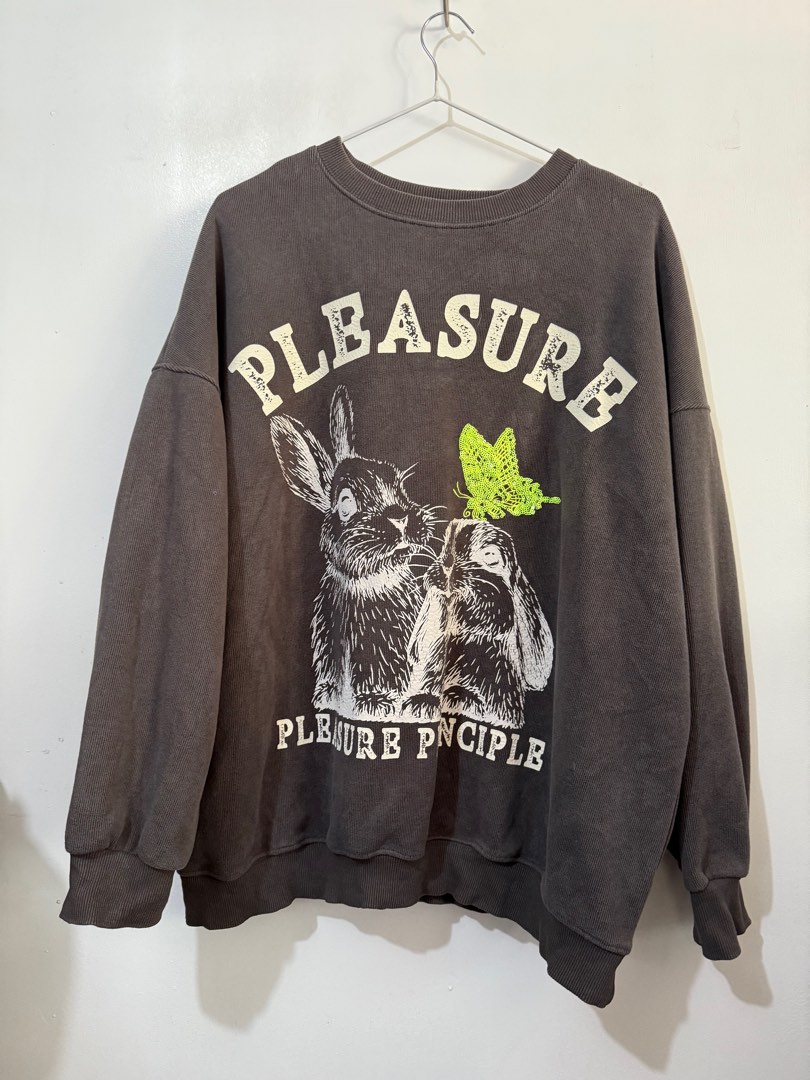 oversized Bunny Pleasure Principle Sweater, Women's Fashion, Coats ...