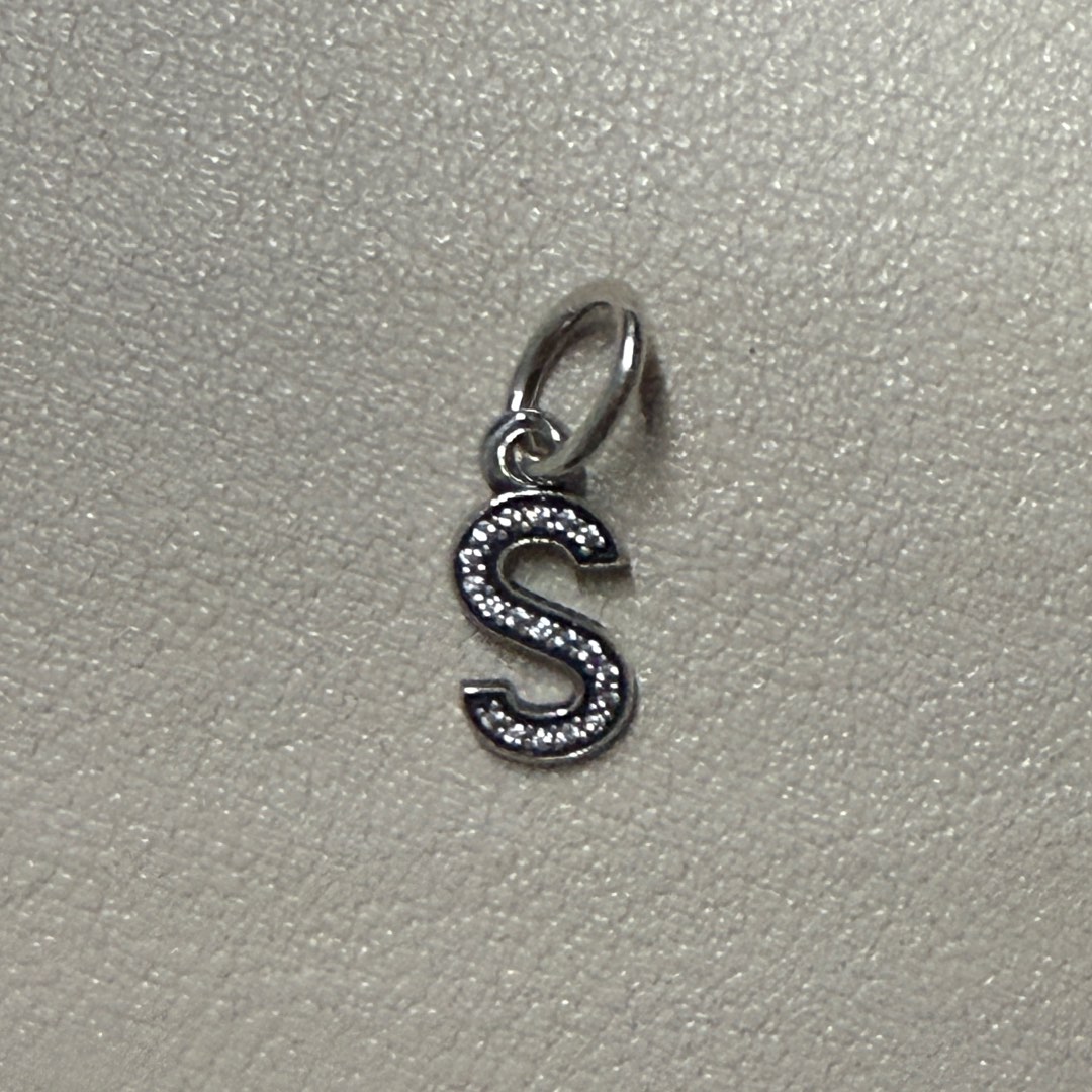 Pandora Charm S initial, Women's Fashion, Jewelry & Organisers, Charms ...