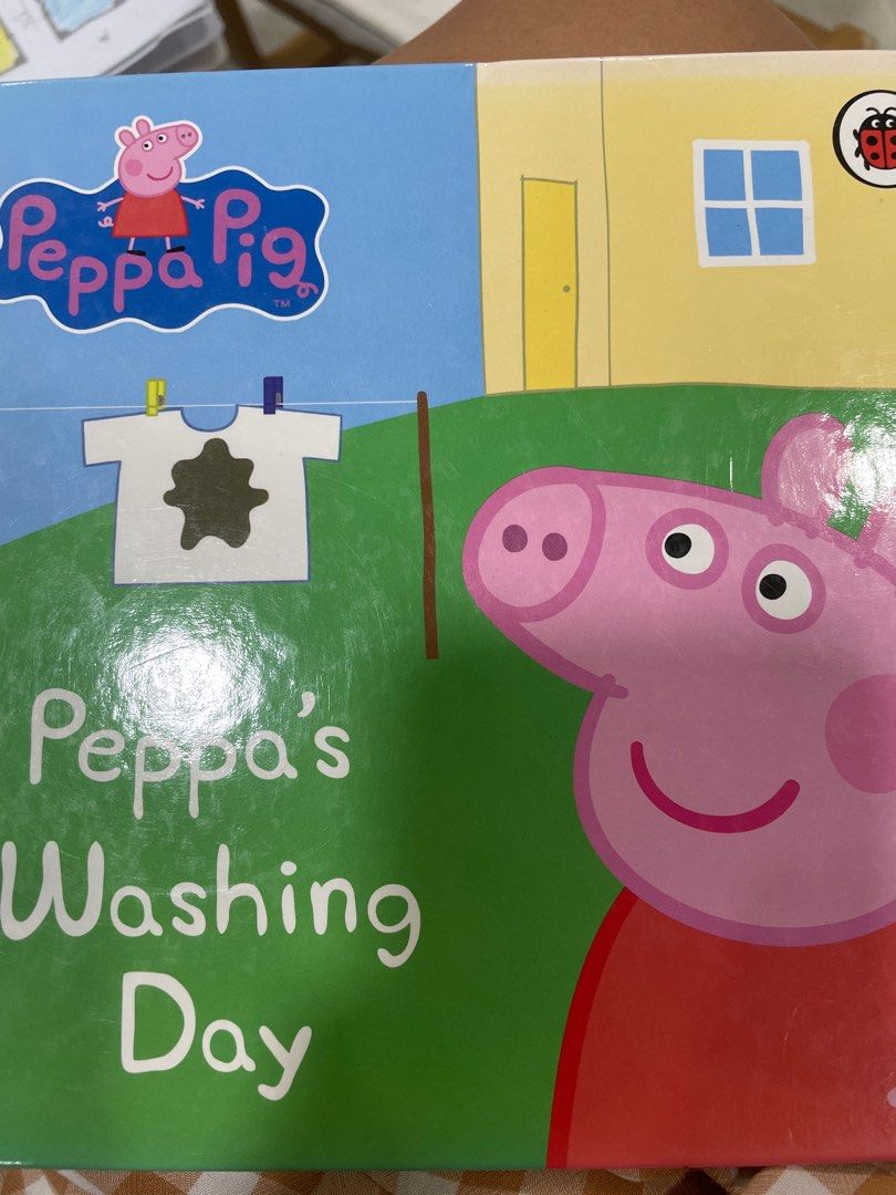 Peppa Pig Washing Day Book, Hobbies & Toys, Books & Magazines, Children ...