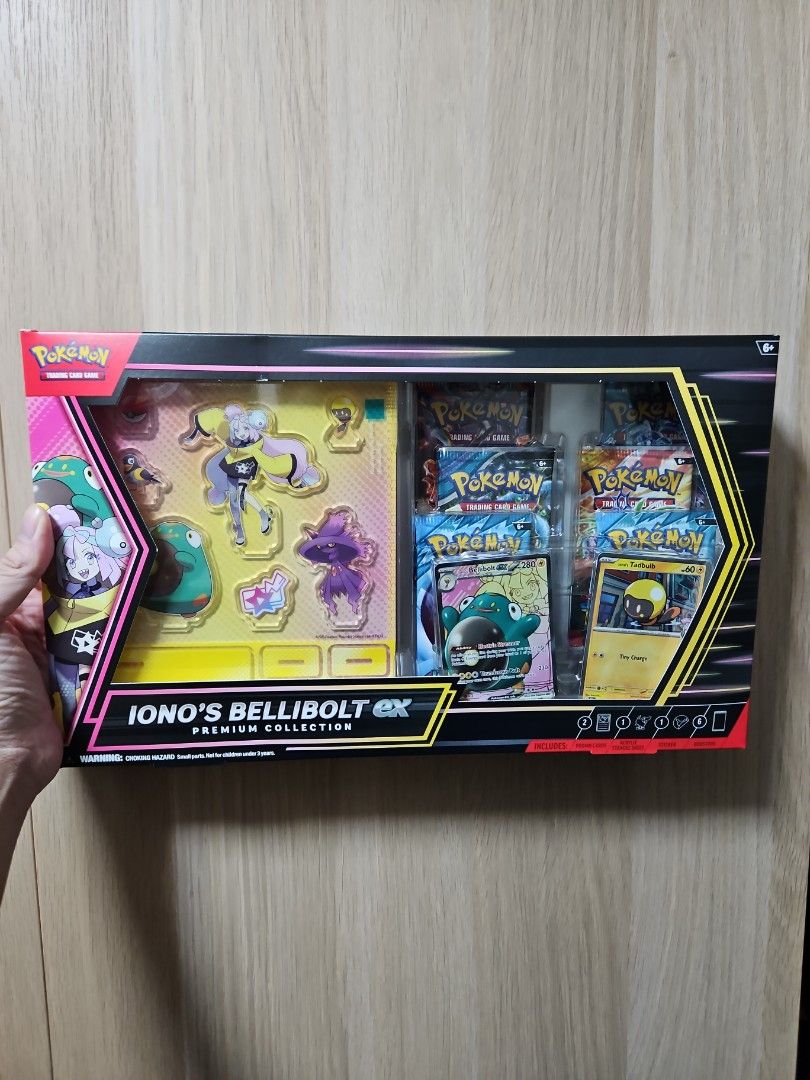 Pokemon TCG Card Iono's Bellibolt ex Premium Collection Box MISB ...