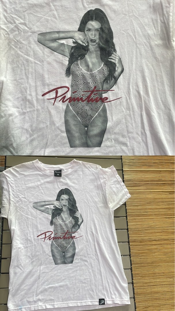 Skateboarding Primitive Hot Bikini White Tee, Men's Fashion, Activewear ...