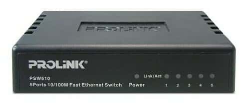 Prolink 5-Port Fast Ethernet Desktop Network Switch PSW-510, Computers ...