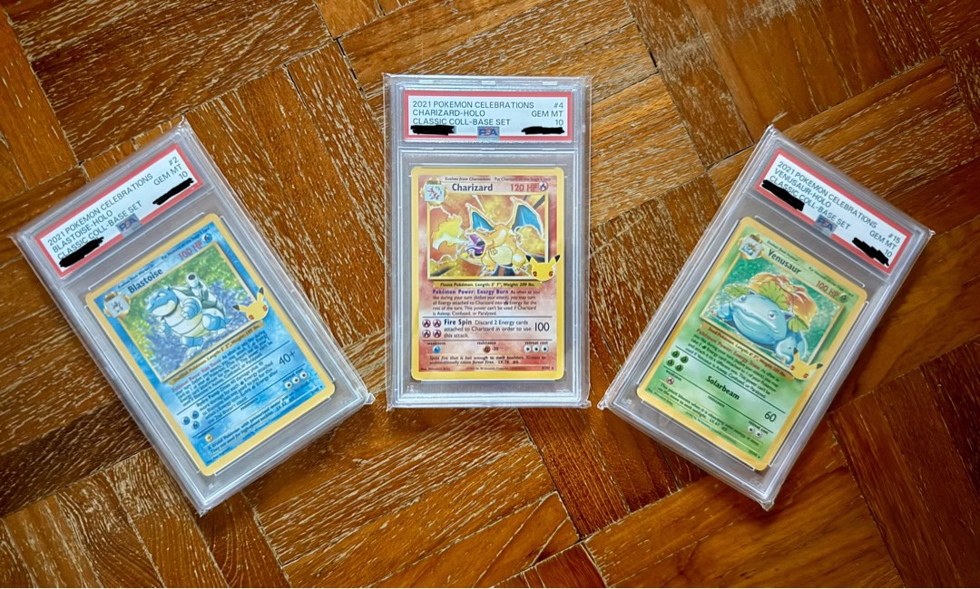 PSA 10 25th anniversary celebration trio holo rare (English), Hobbies & Toys, Toys & Games on ...