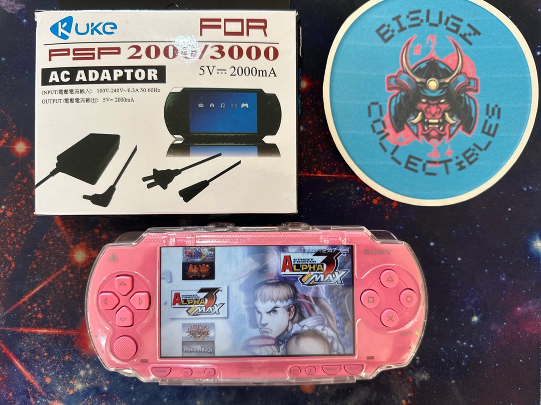 PSP Playstation Portable Pink Edition 32 GB, Video Gaming, Video Game ...