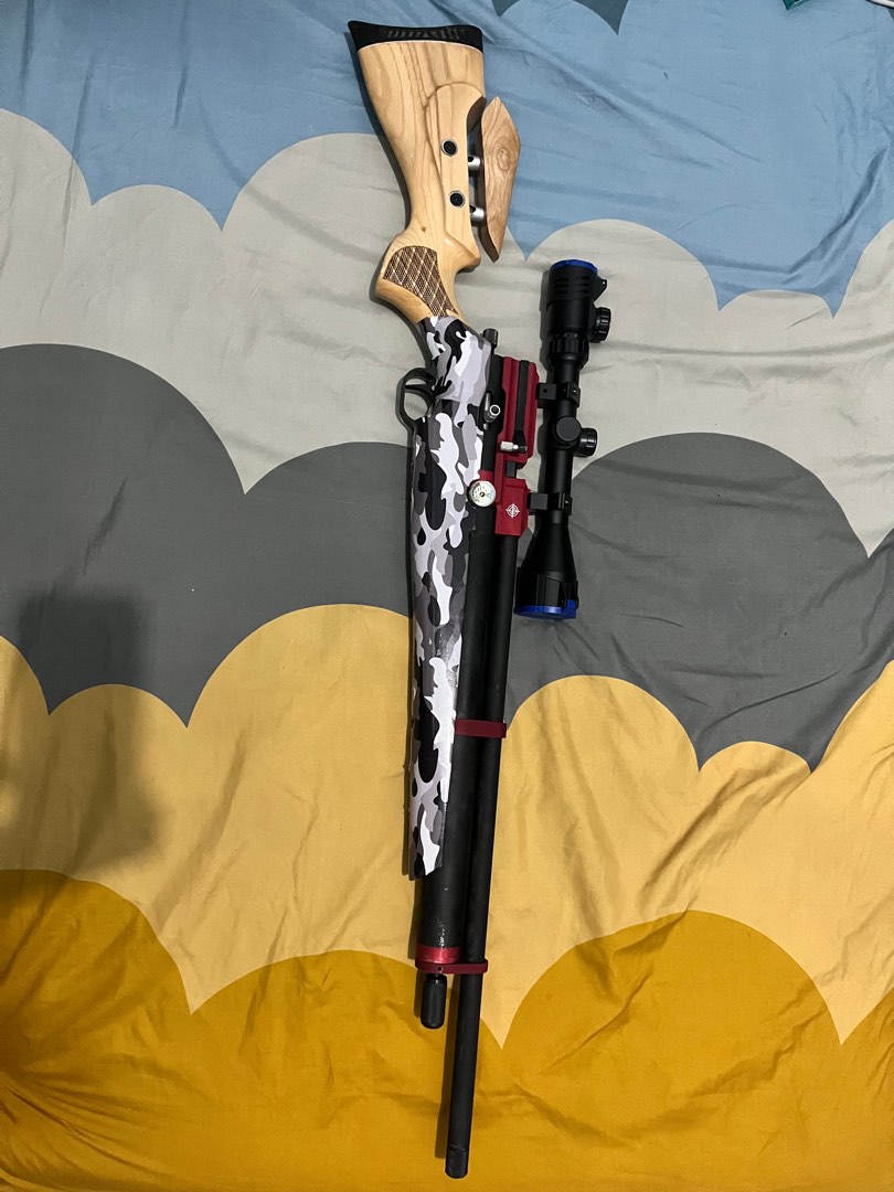 Senapan angin fx airguns pompa tabung set lengkap like new, Olah Raga ...