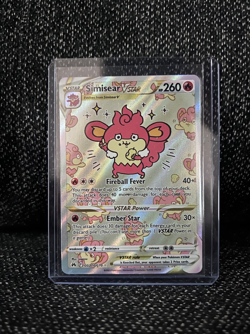 Simisear VSTAR - Crown Zenith: Galarian Gallery (CRZ:GG), Hobbies ...
