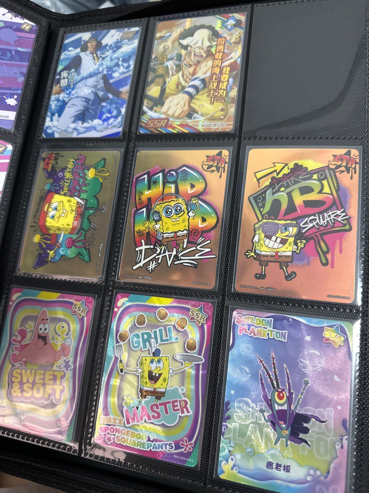 SpongeBob cards, Hobbies & Toys, Toys & Games on Carousell