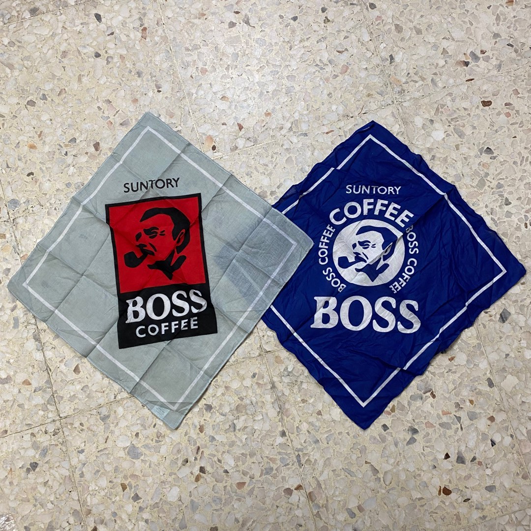 Suntory boss coffee, Men's Fashion, Watches & Accessories, Handkerchief ...