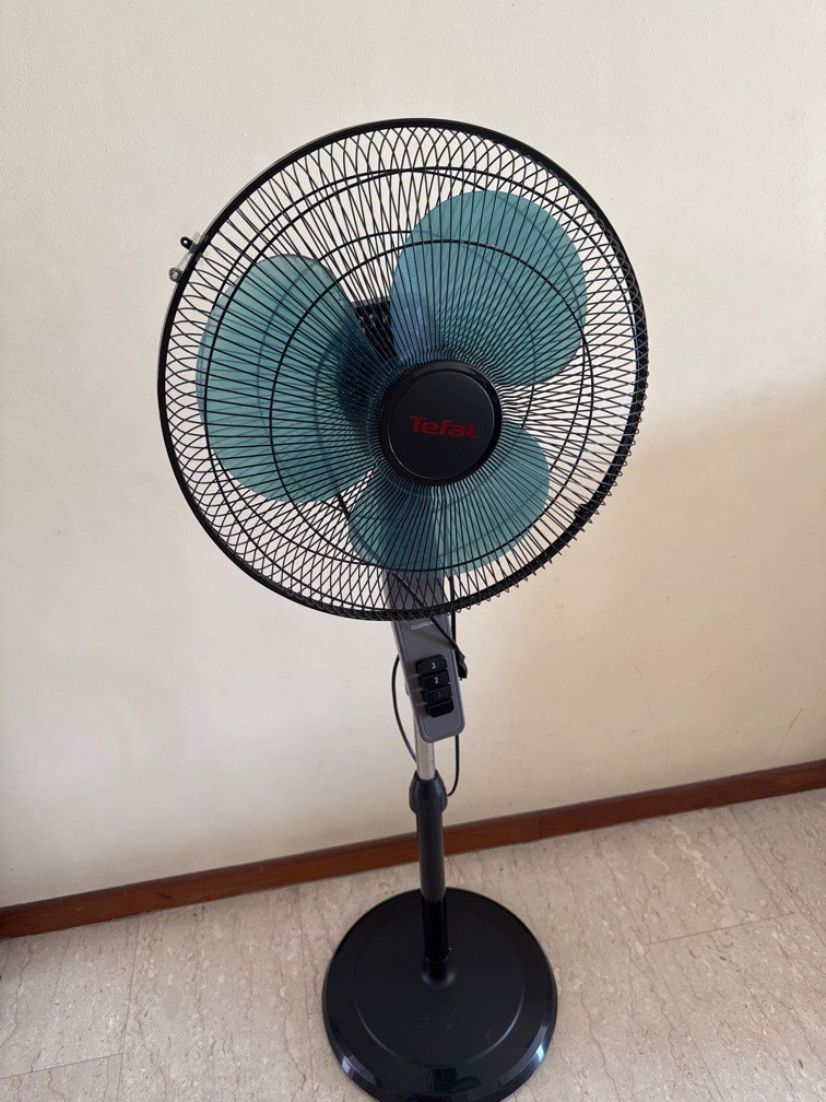 Tefal 3 Speed Standing Fan, Furniture & Home Living, Lighting & Fans ...
