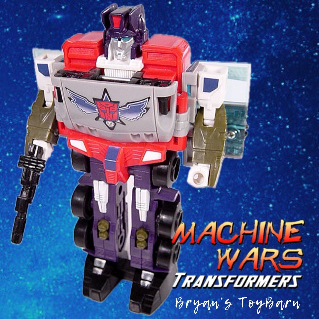 Transformers Optimus Prime Machine Wars Leader Class Vintage Action ...