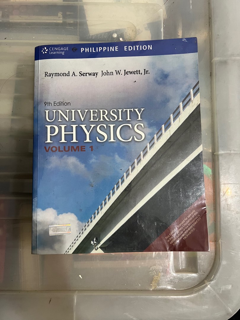 University Physics Vol. 1 9th Edition by Raymond Serway and John Jewett ...